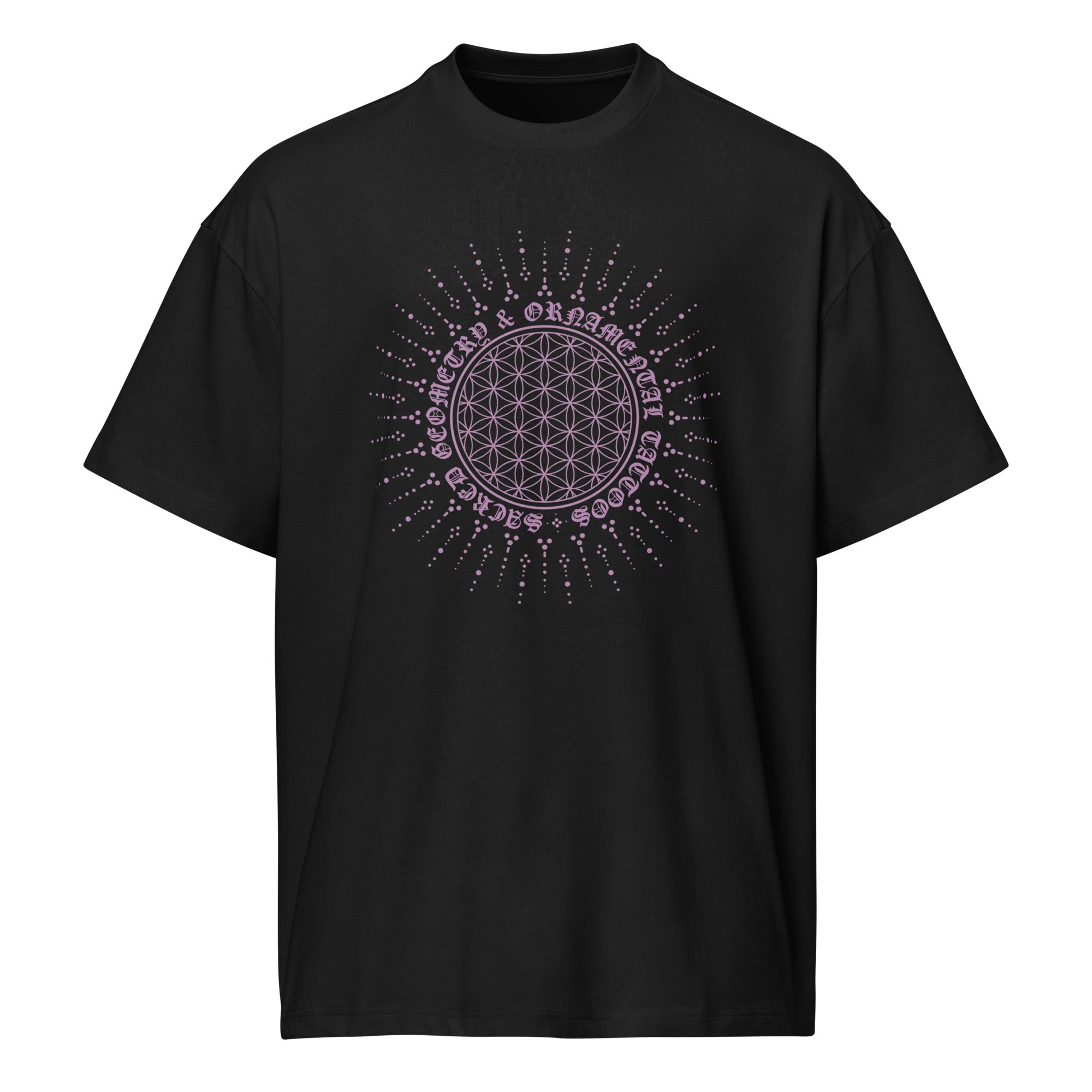 CMO- Boxy Unisex Oversized (Old English- Purple) – ALFS BODY ART